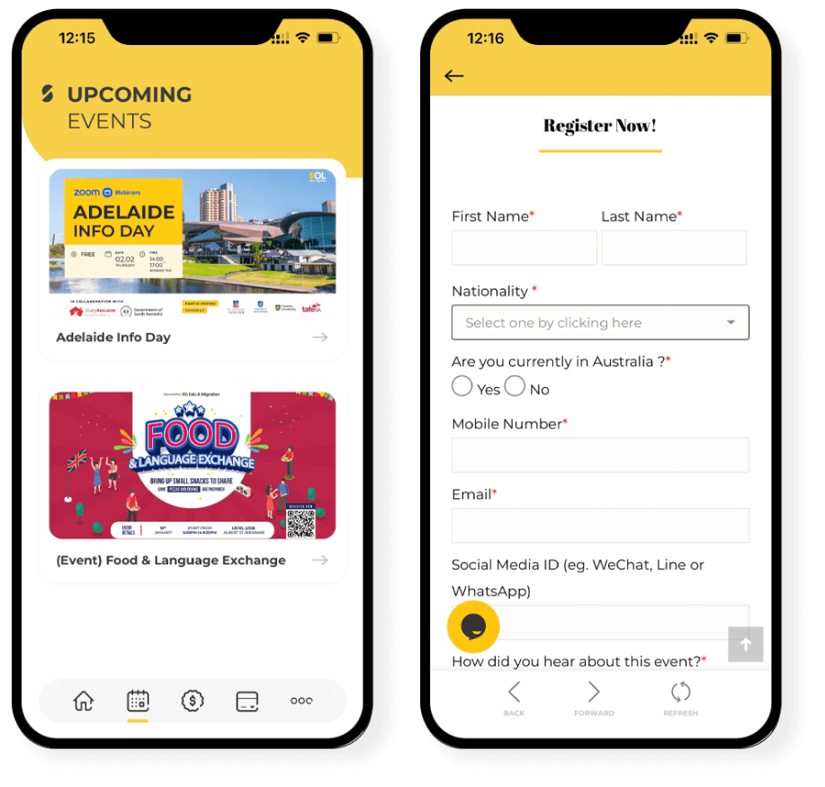 How to register SOL's events - SOL Edu